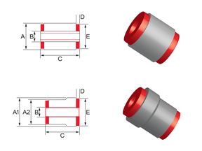 Control Arm - Upper Inner Bushing (Camber/Caster Correction)
